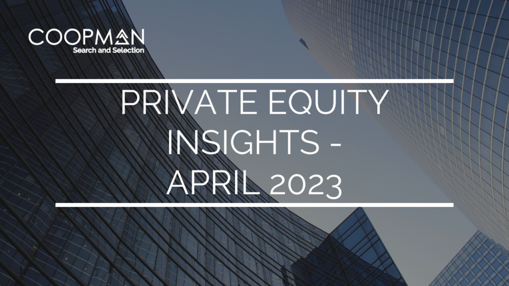 Private Equity Industry Updates - April 2023 - Coopman